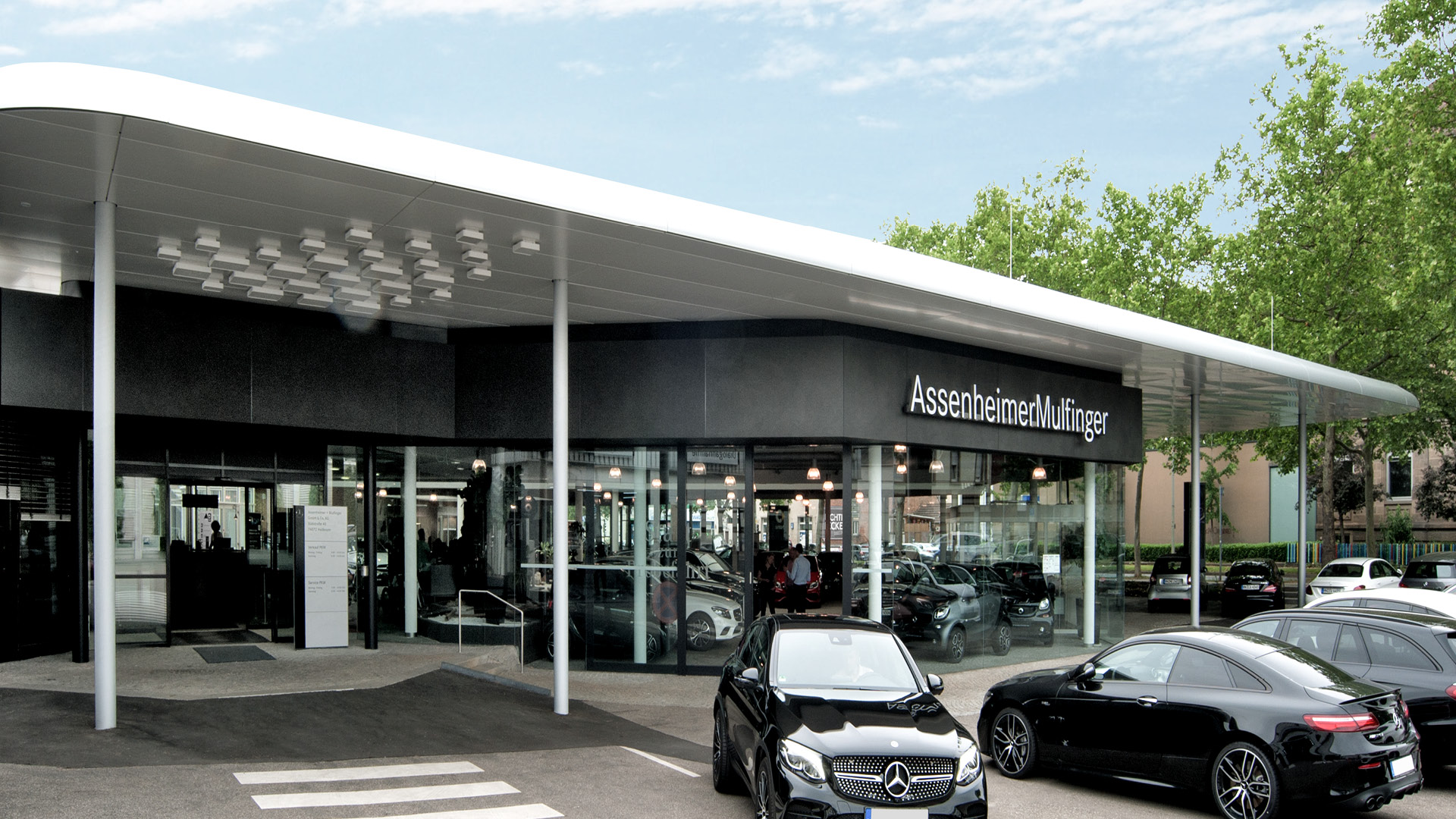 Mercedes Benz Car Dealer | Laminam USA Project