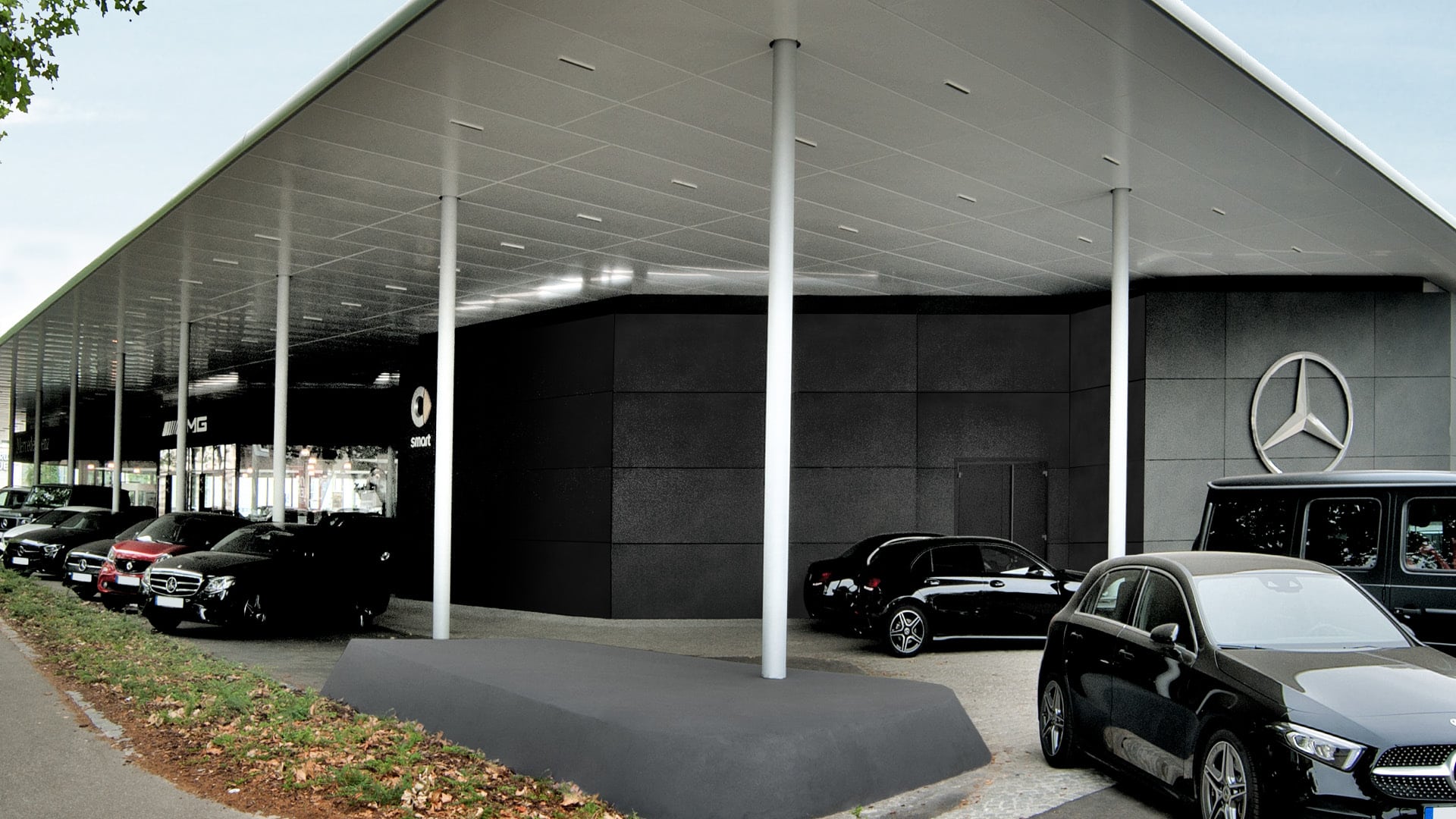 Mercedes Benz Car Dealer | Laminam INTL Project
